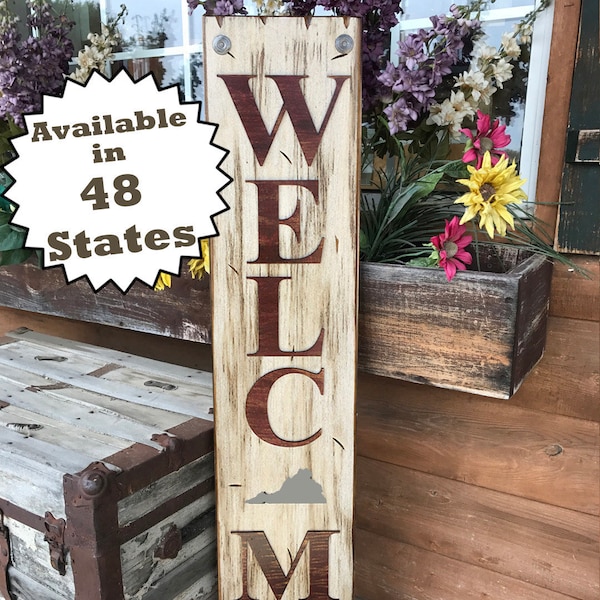Outdoor Welcome Sign - Etsy