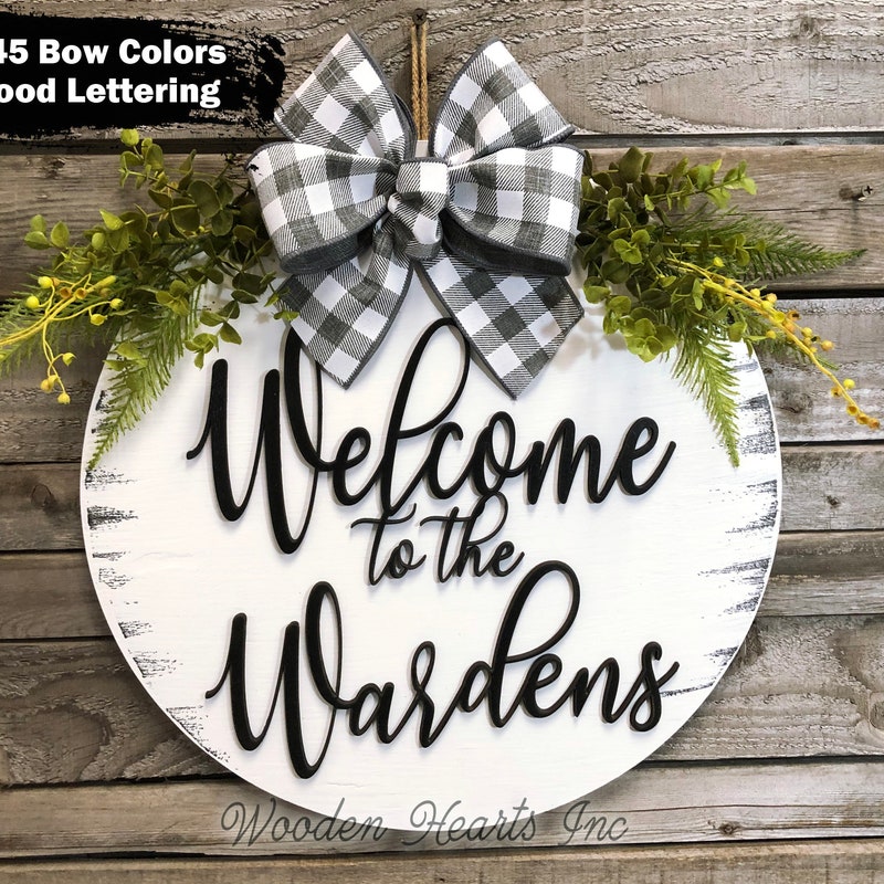 Name Wreath - Etsy