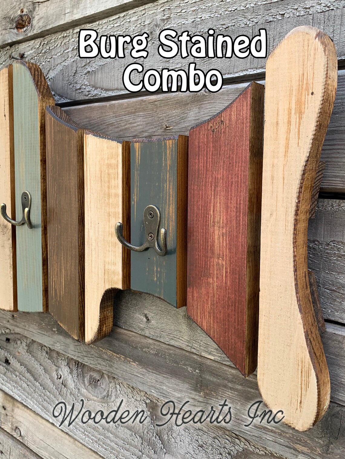 COAT RACK Wall FISH Shaped Reclaimed Wood Metal Towel Hooks - Etsy