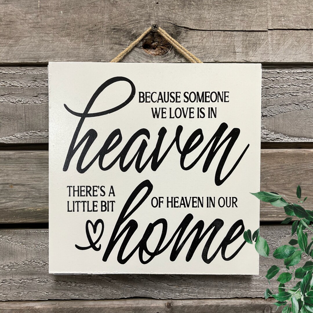 In Loving Memory Wood Sign - Bereavement Gift, Sympathy Decor - Etsy