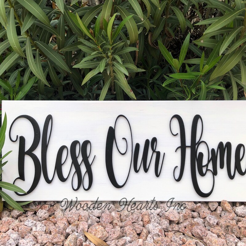 Bless This Home Sign - Etsy