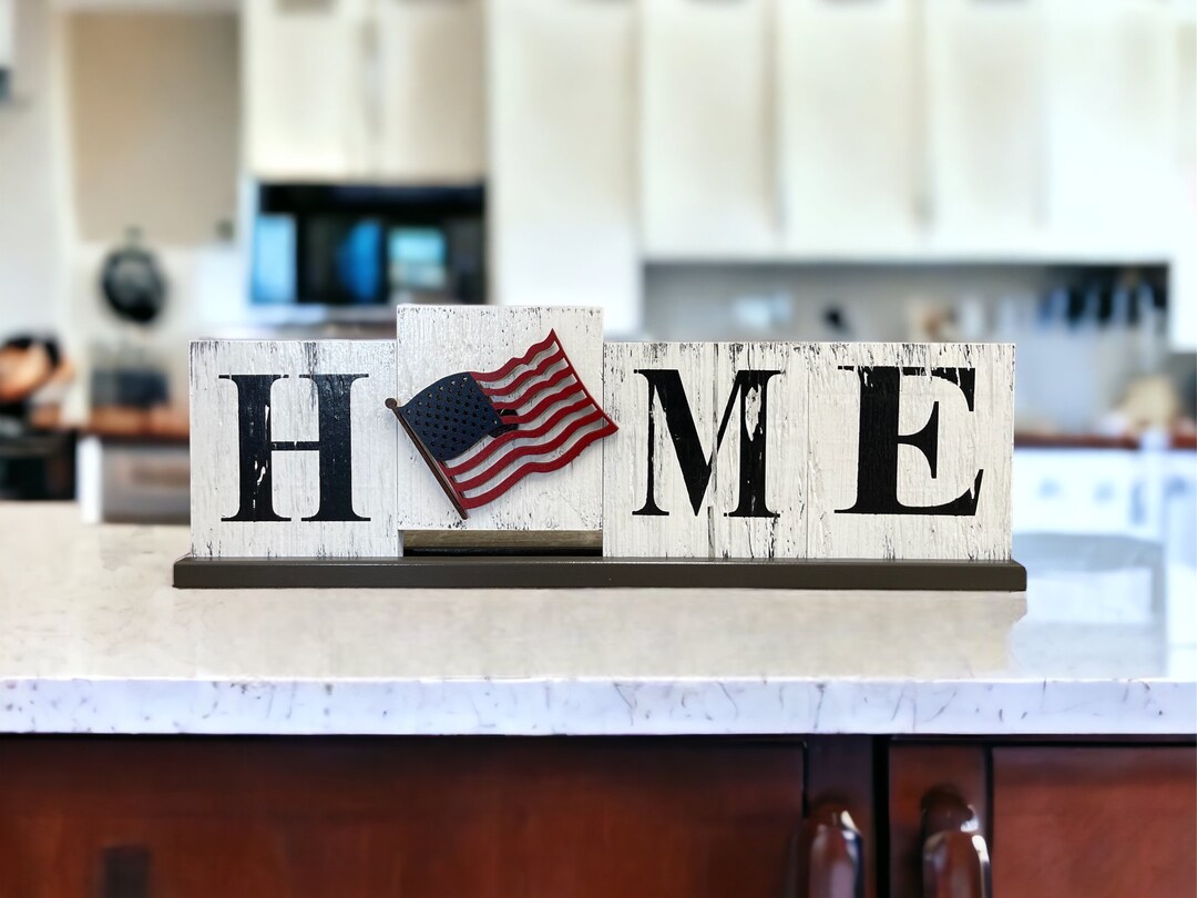Interchangeable HOME Sign living Room Bedroom Table Decor - Etsy