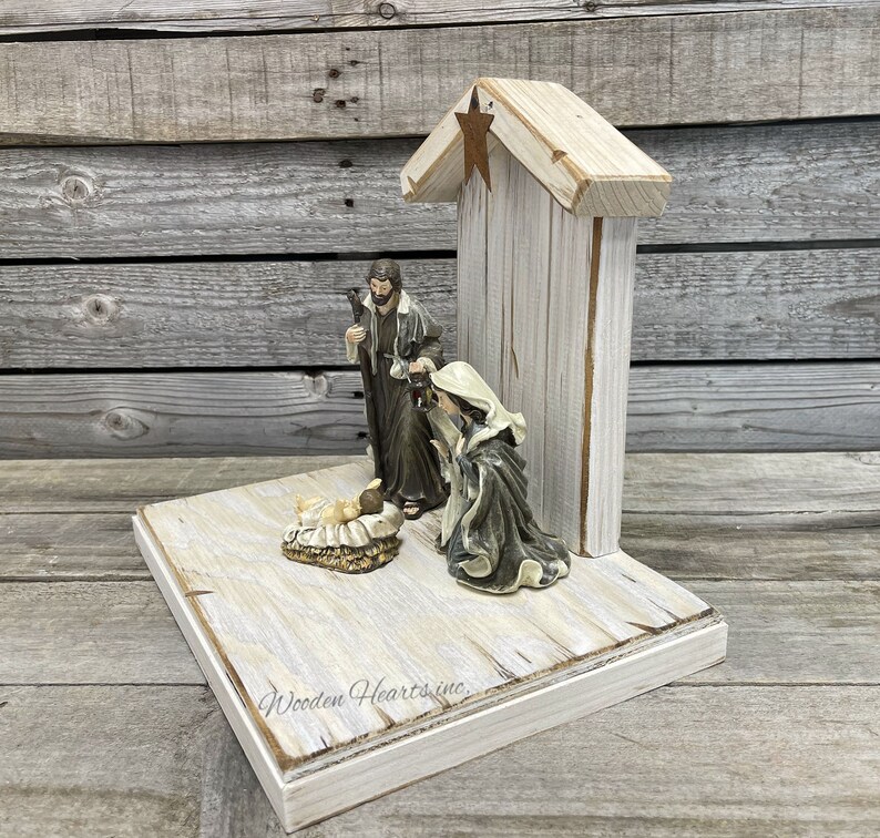 Nativity STABLE Wood CRECHE fits Willow Tree Holy Family-not - Etsy