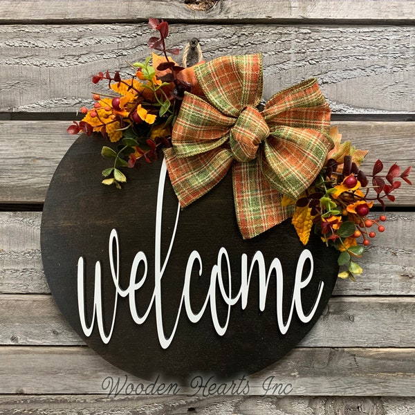 Round Fall Signs - Etsy