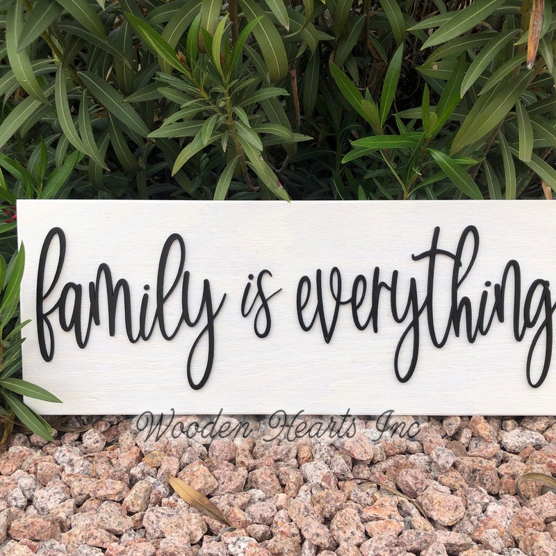 Family is Everything Sign - Etsy