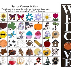 Interchangeable O Welcome Sign, 31 Vertical Porch Sign, Front Door ...