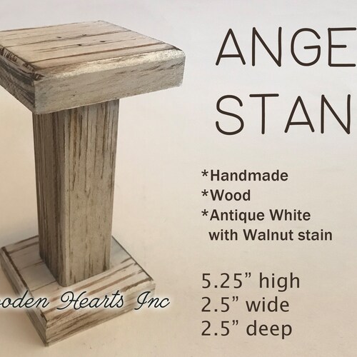 ANGEL STAND Antique White Wood compatible to Fit a Willow - Etsy