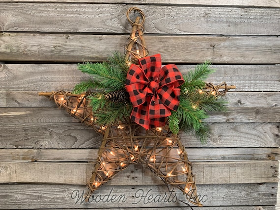 Lighted Star Christmas Decorations