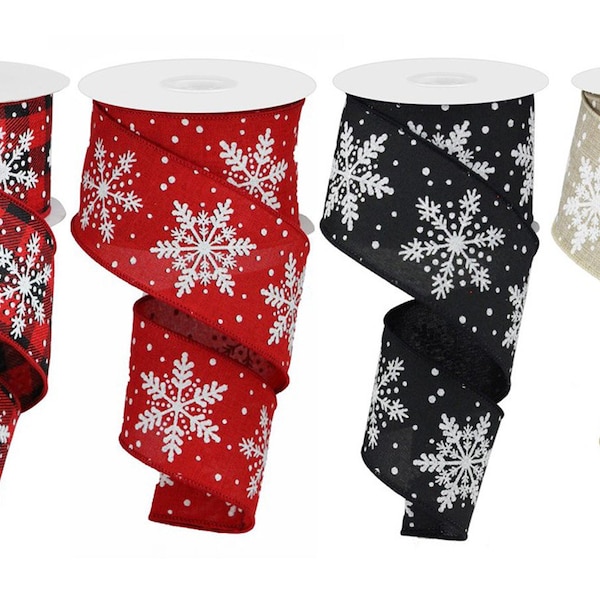 Snowflake Ribbon - Etsy