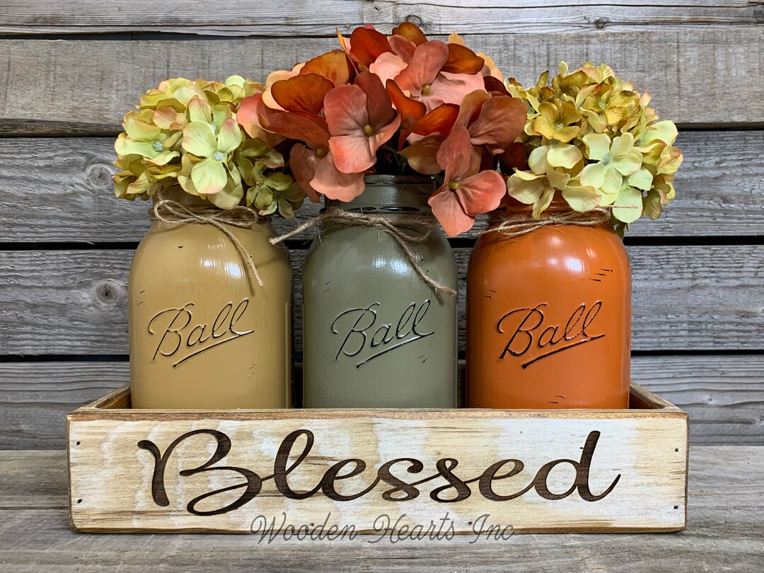 Blessed Tray ENGRAVED, CUSTOM Personalized, Fall Kitchen Table ...