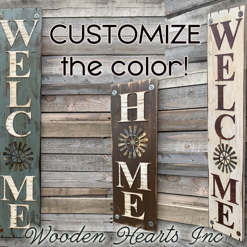 Outdoor Welcome Sign - Etsy