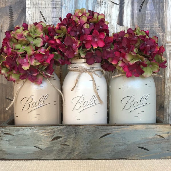 Antique White Wood Tray - Etsy