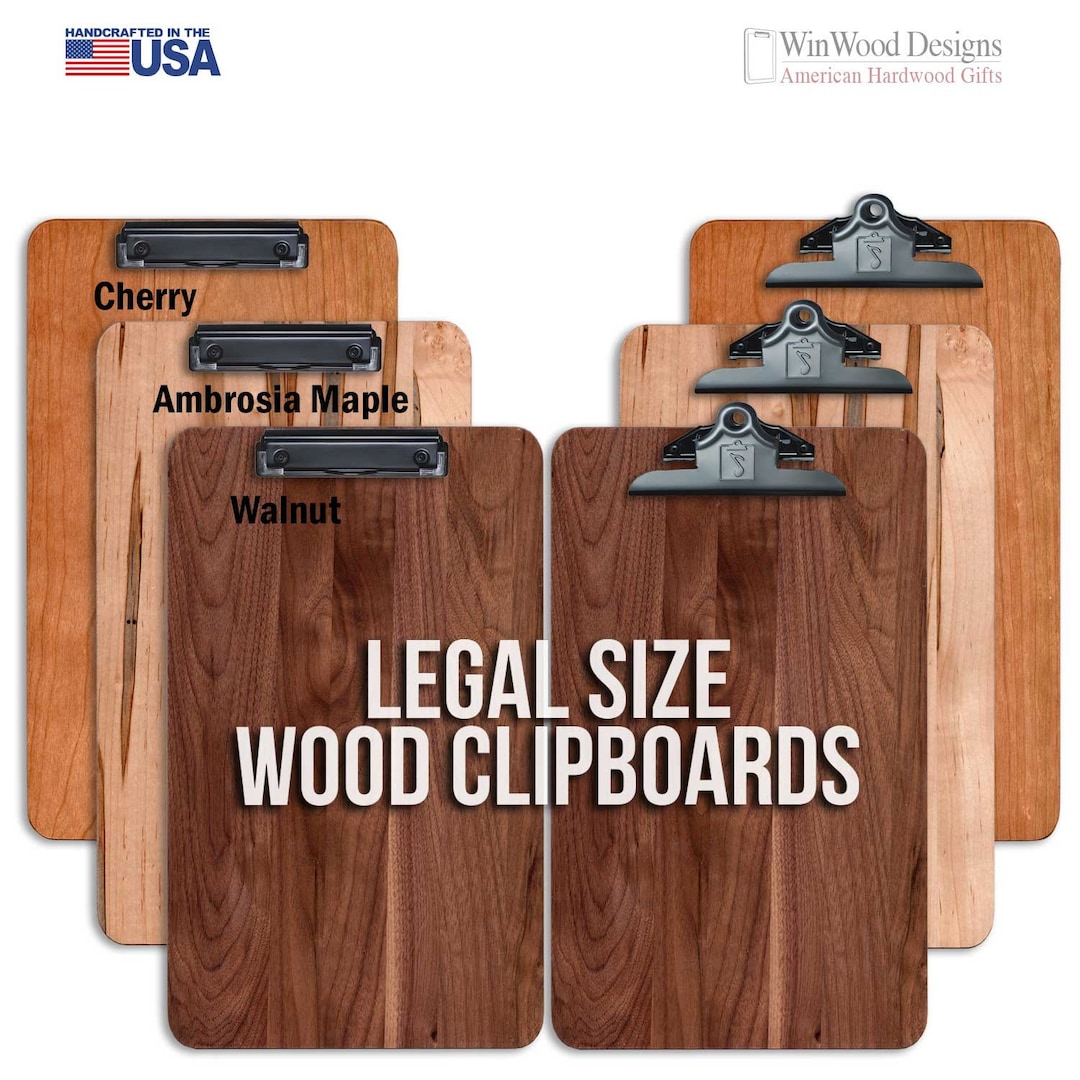 Legal Clipboards, Large Hardwood Clipboard, Office Gifts, Business ...