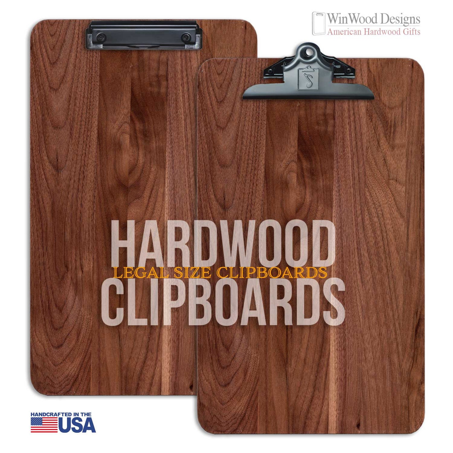 Legal-size Clipboard 9.5" X 16" Large Walnut Clipboards, Solid ...