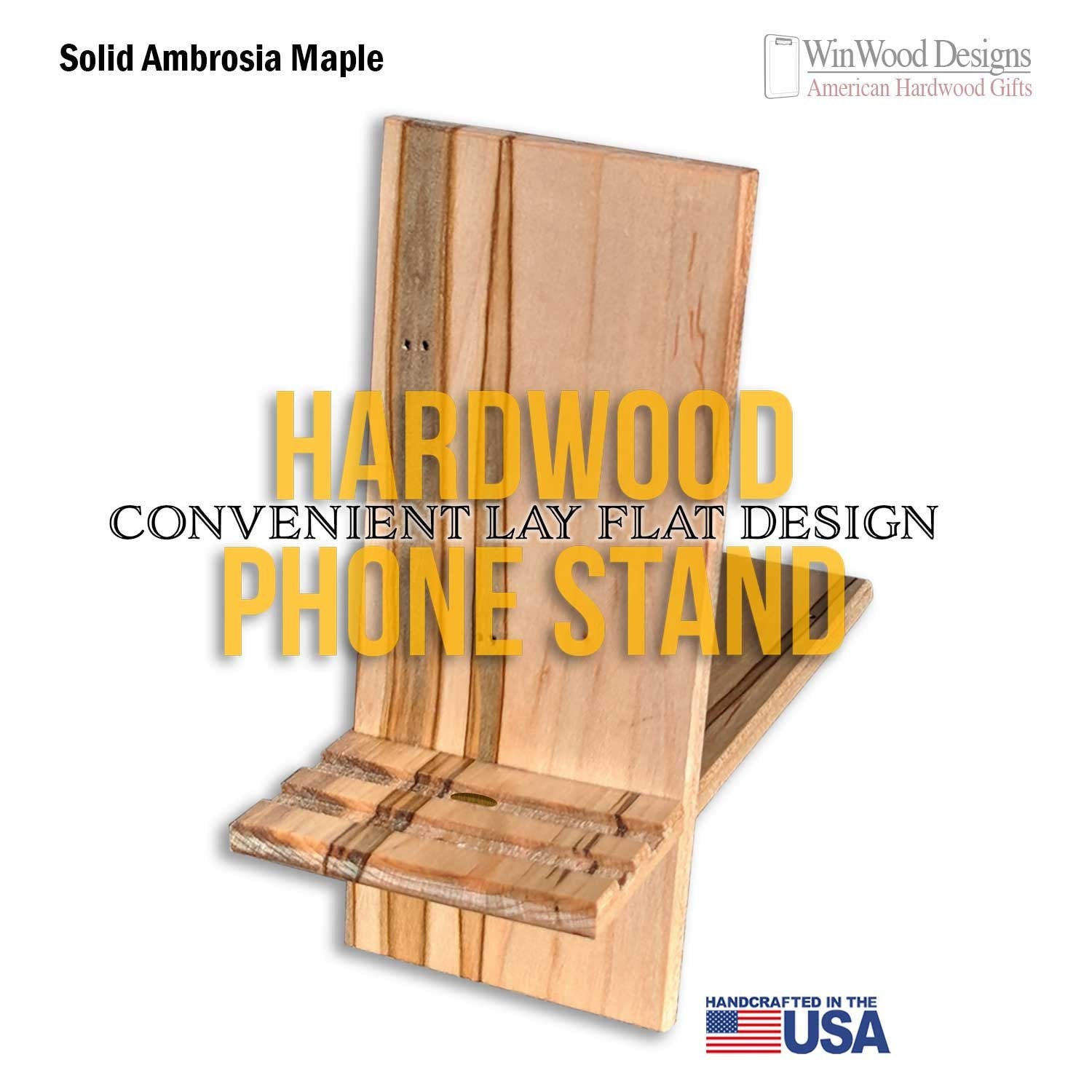 Mobile Phone Stands, Hardwood Phone Holder Tablet Stand, Convenient ...