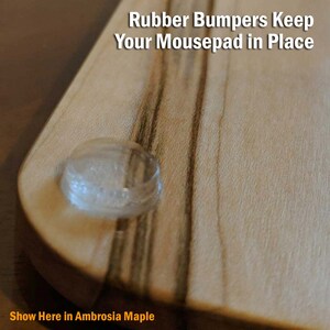 Wood Mousepad, Hardwood Mousepad, Office Accessories, Personalized ...