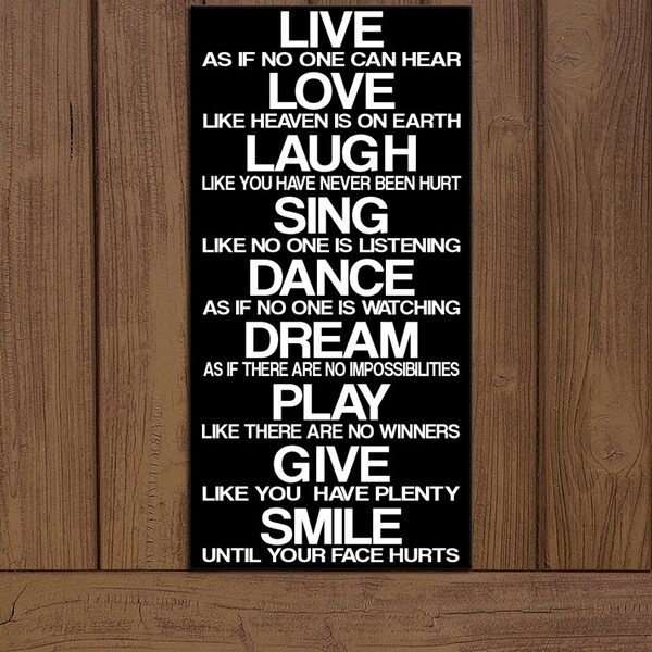 Dance Love Sing Live - Etsy
