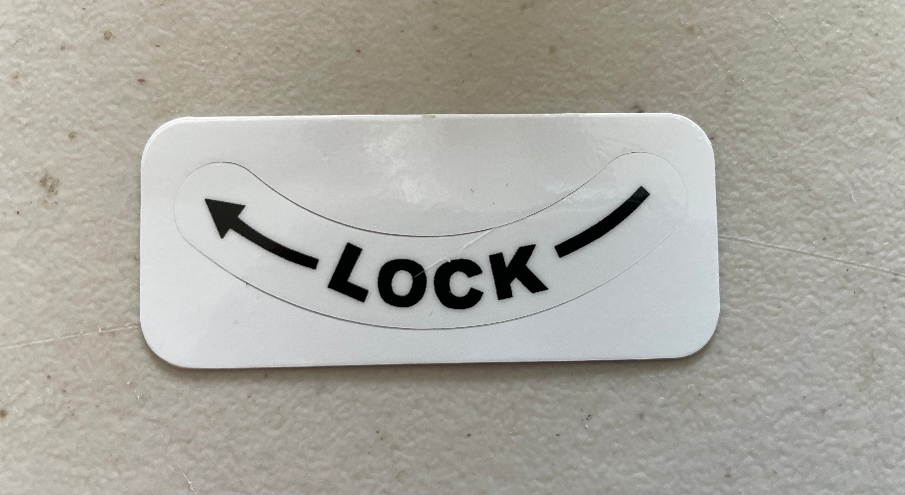 Lock Directional Stickers (qty 25) - Etsy
