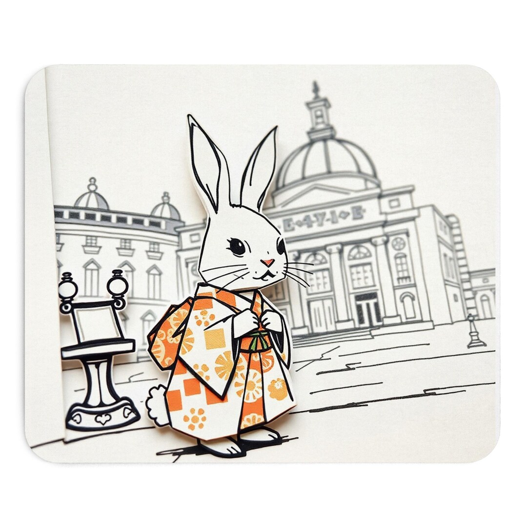 Kawaii Paris Mouse Pad, Paris Office Desk Decor, French Cityscape ...