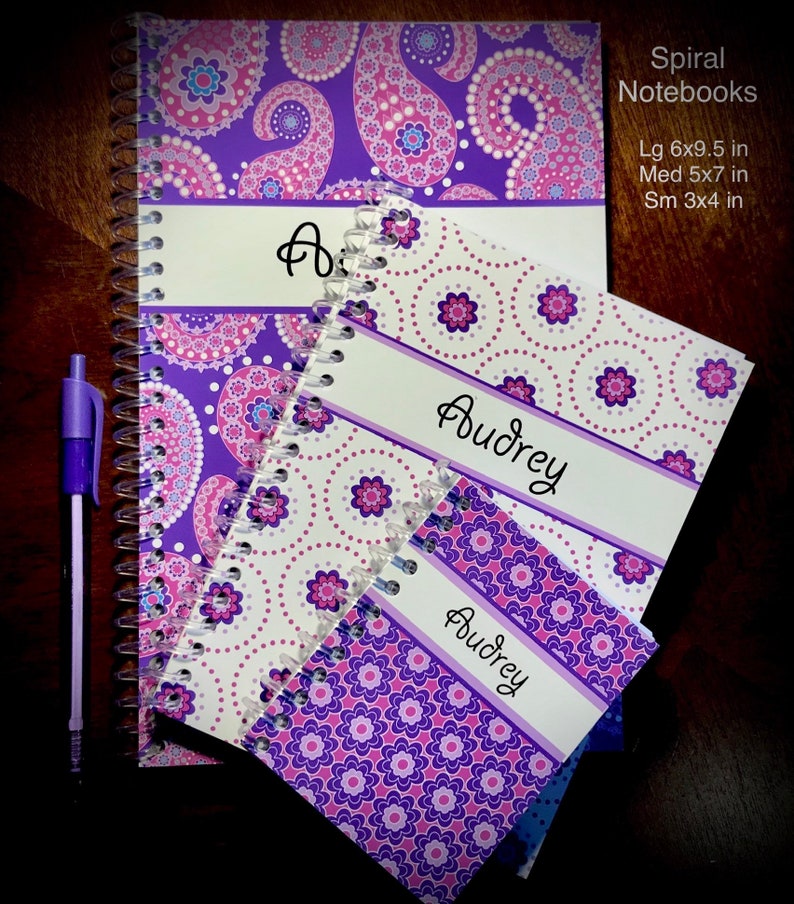 Personalized Notebook Girl Teen Teacher Note Card Notepad - Etsy