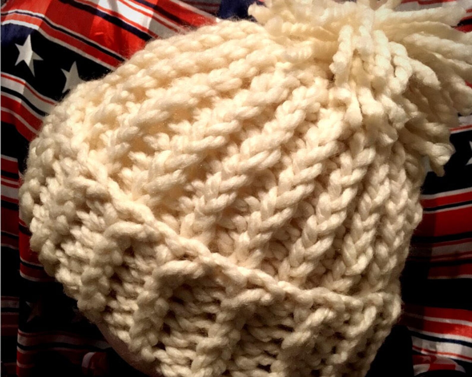 Olympic Hat. USA Hat. Chunky Beanie. Snowboarding Hat. Knit Winter Hat ...