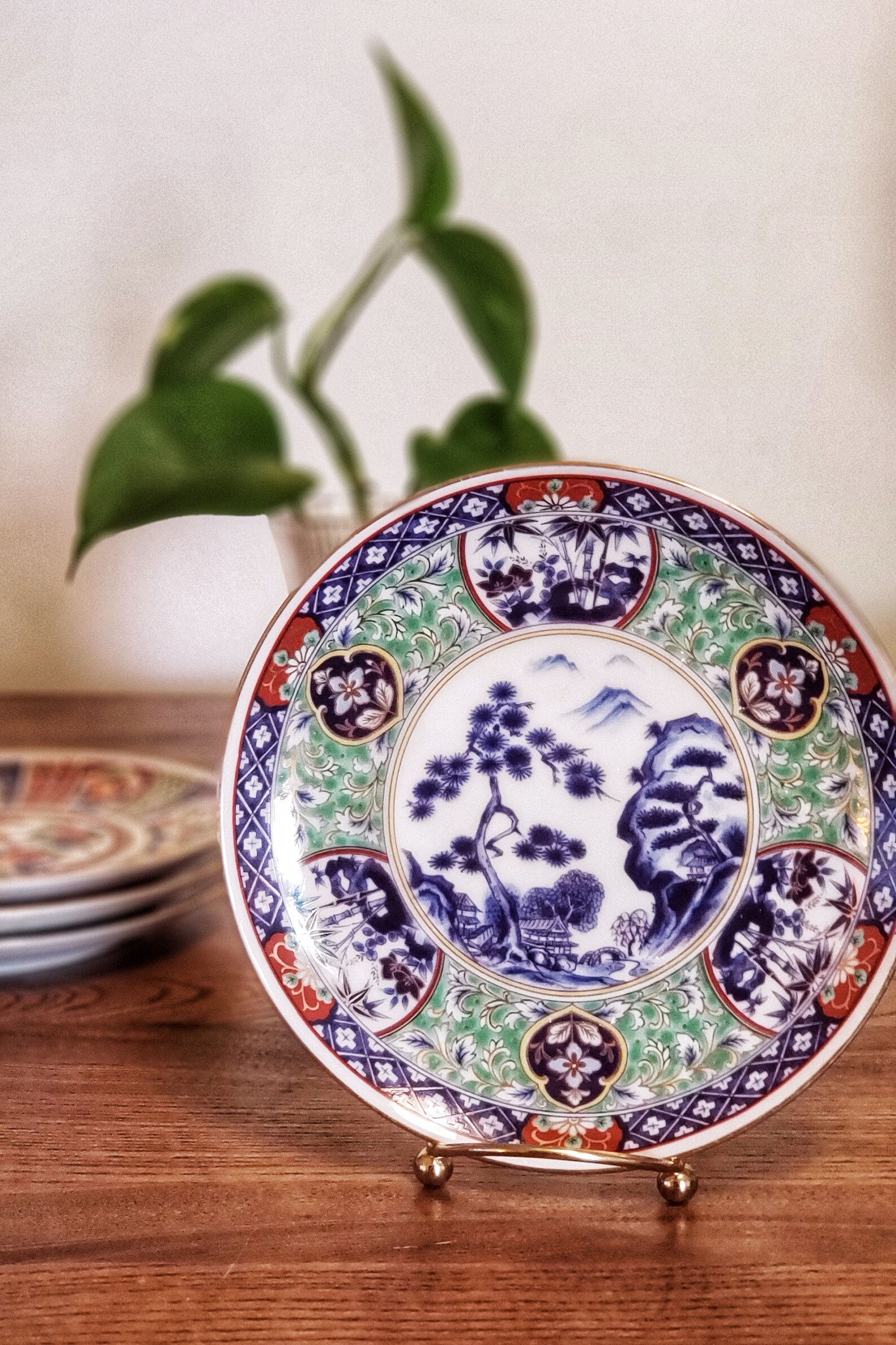 Vintage Japanese Decorative Plates - Etsy