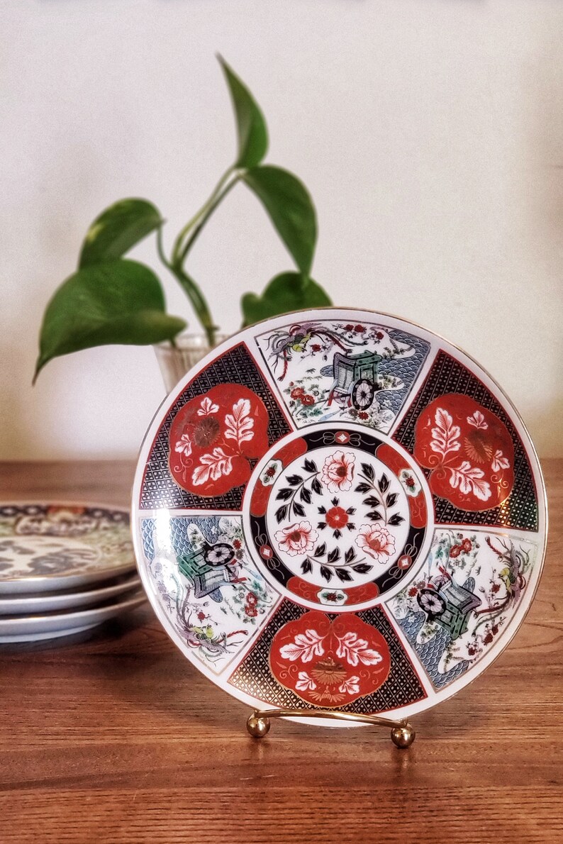 Vintage Japanese Decorative Plates - Etsy