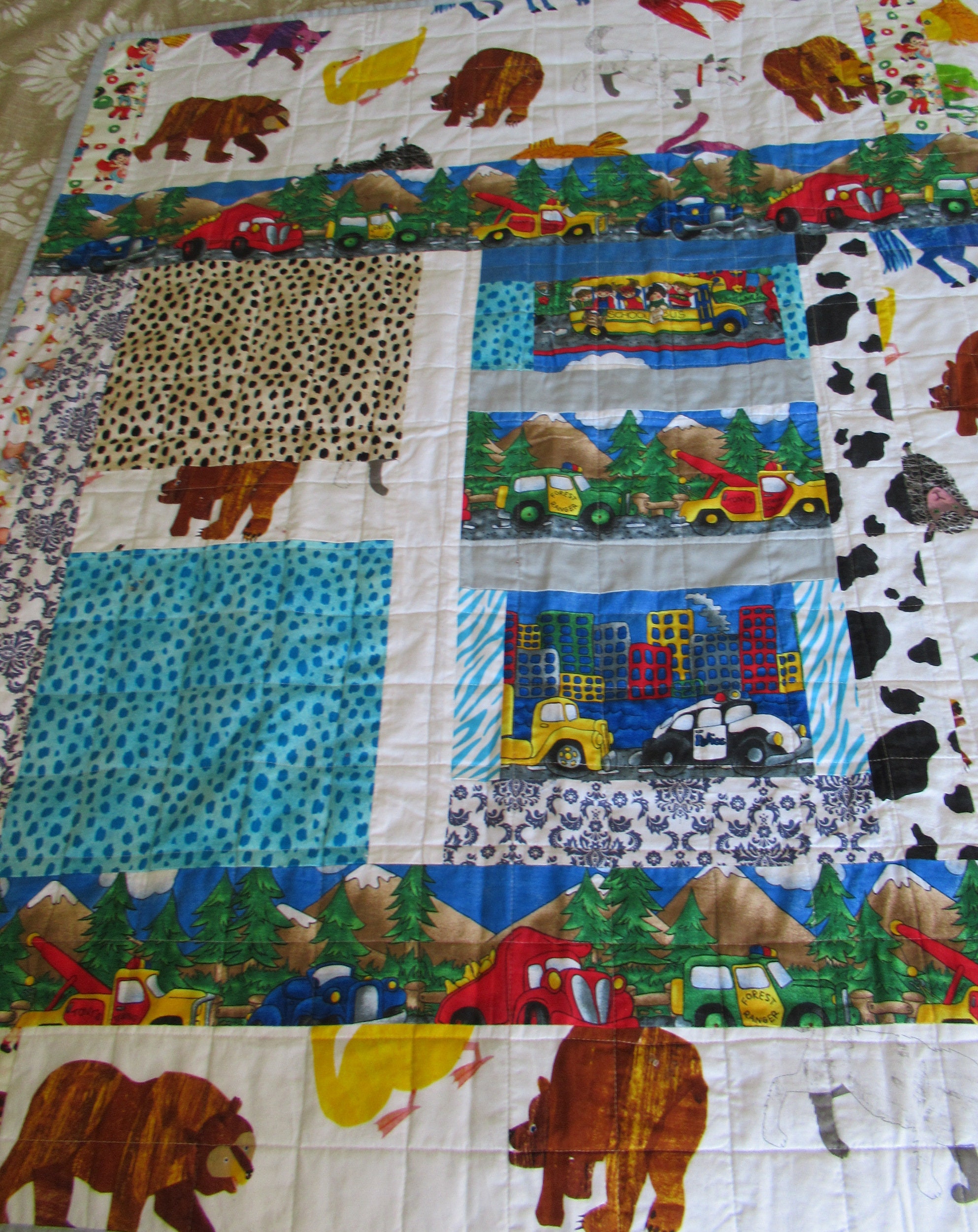 Patchwork Baby Play Mat Cotton Quilted Baby Playmat 50 - Etsy Singapore