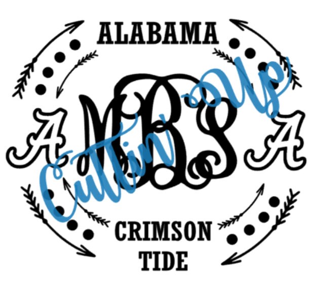 Alabama Monogram - Etsy