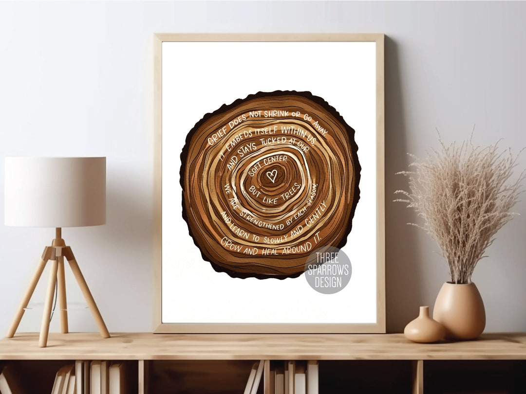 Grief and Loss Print: Hand Lettered Memorial Art - Etsy