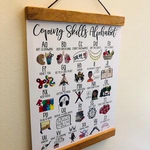 Coping Skills Alphabet Poster Coping Skills for Kids Poster - Etsy