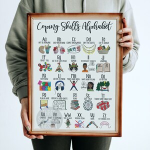 Coping Skills Alphabet Poster Coping Skills for Kids Elementary School ...