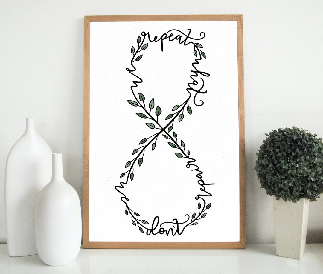 We Repeat What We Don't Repair Mental Health Poster Healing Quotes ...