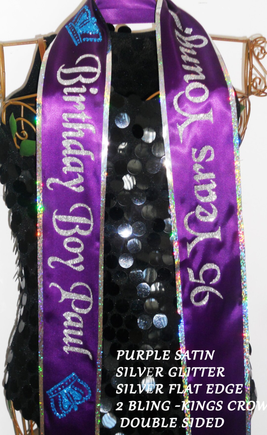 Birthday,birthday Sash, 16, 21, 25, 30, 40, 50, 60, 70. 75. 80, 90 ...