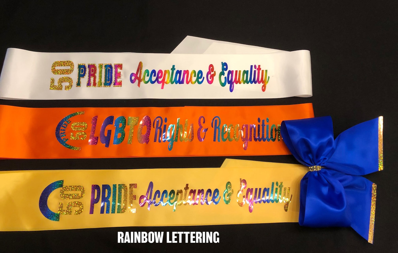 PRIDE Sash LGBTQ Sash GAY Pride Sash. Pride Parade - Etsy Canada