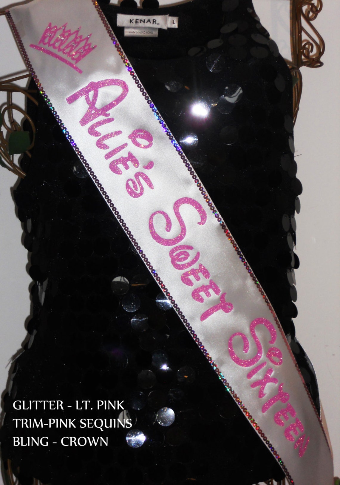 13 Birthday Sash Sweet 16 Sash Sweet Sixteen Birthday - Etsy