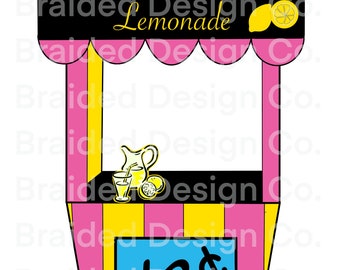 Lemonade Stand PNG, Digital Print, Sublimation, Lemonade Clipart - Etsy