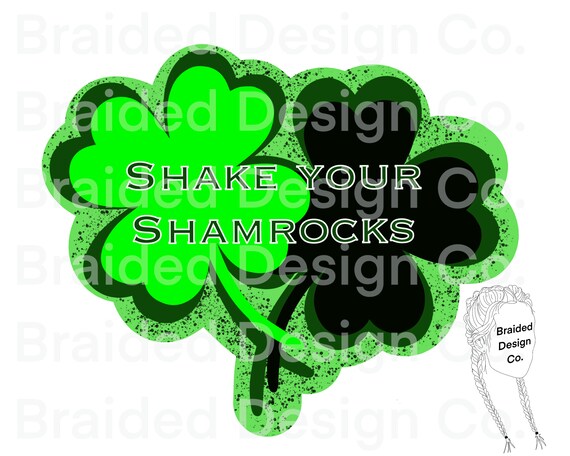 Shake Your Shamrocks Png Clipart - Etsy
