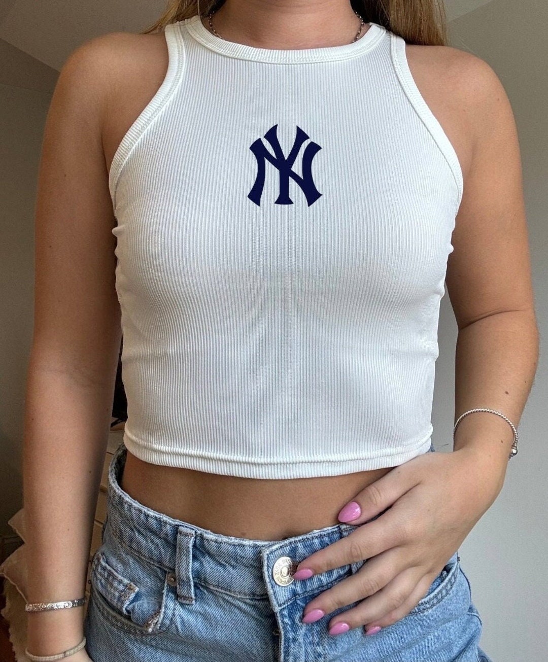 Yankees Tank Top (cropped) - Etsy