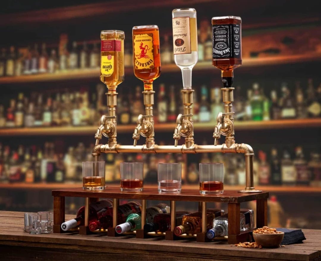 Personalized Wine and Liquor Dispenser for Home Bar Unique Whiskey ...