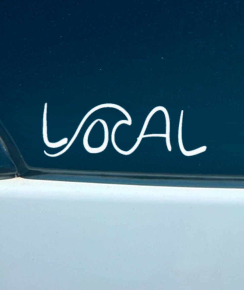 Local Wave Vinyl Decal - Etsy