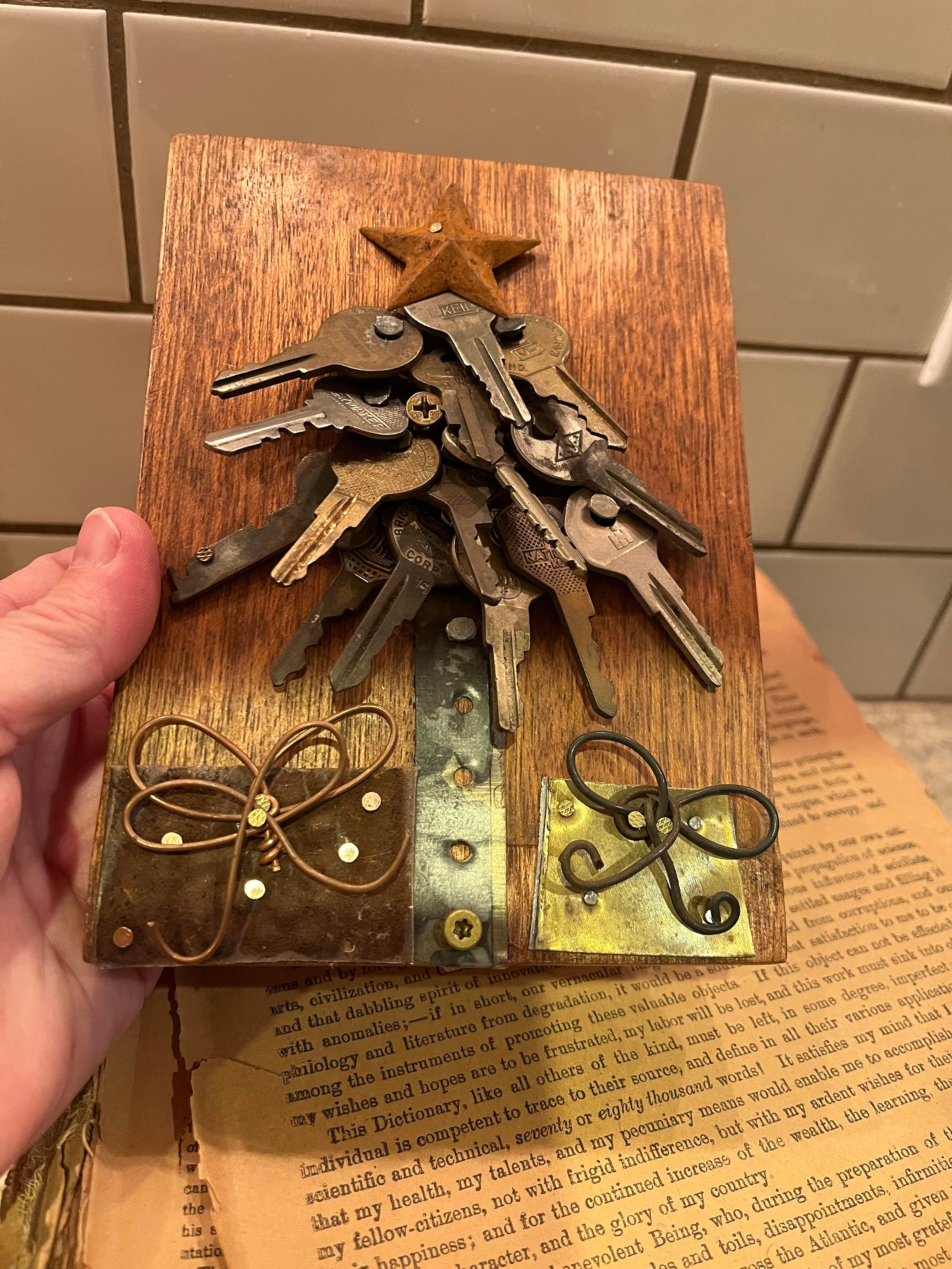 Found Object Art Piece Christmas Tree - Etsy