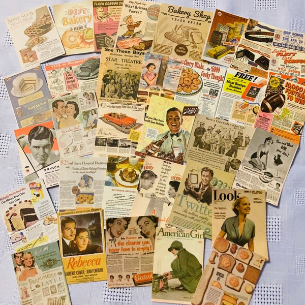Retro Ephemera - Etsy