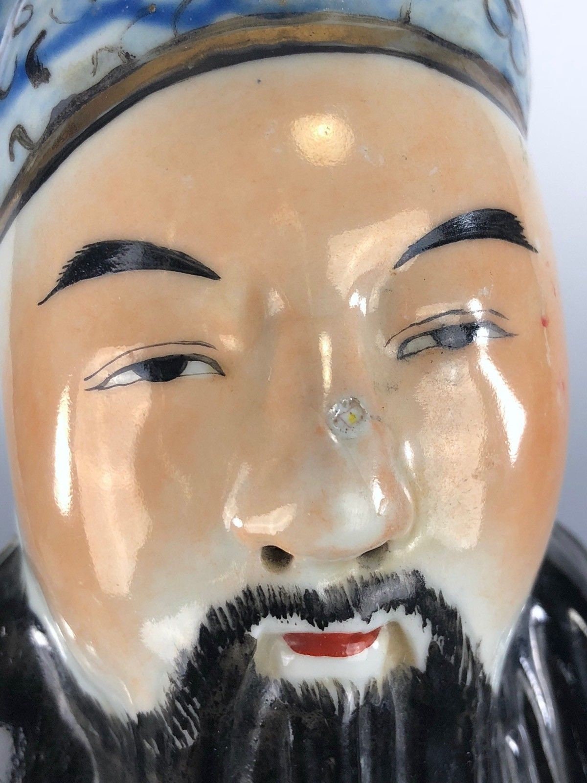 Antique HUGE CHINESE STATUE Fuxing God of Prosperity