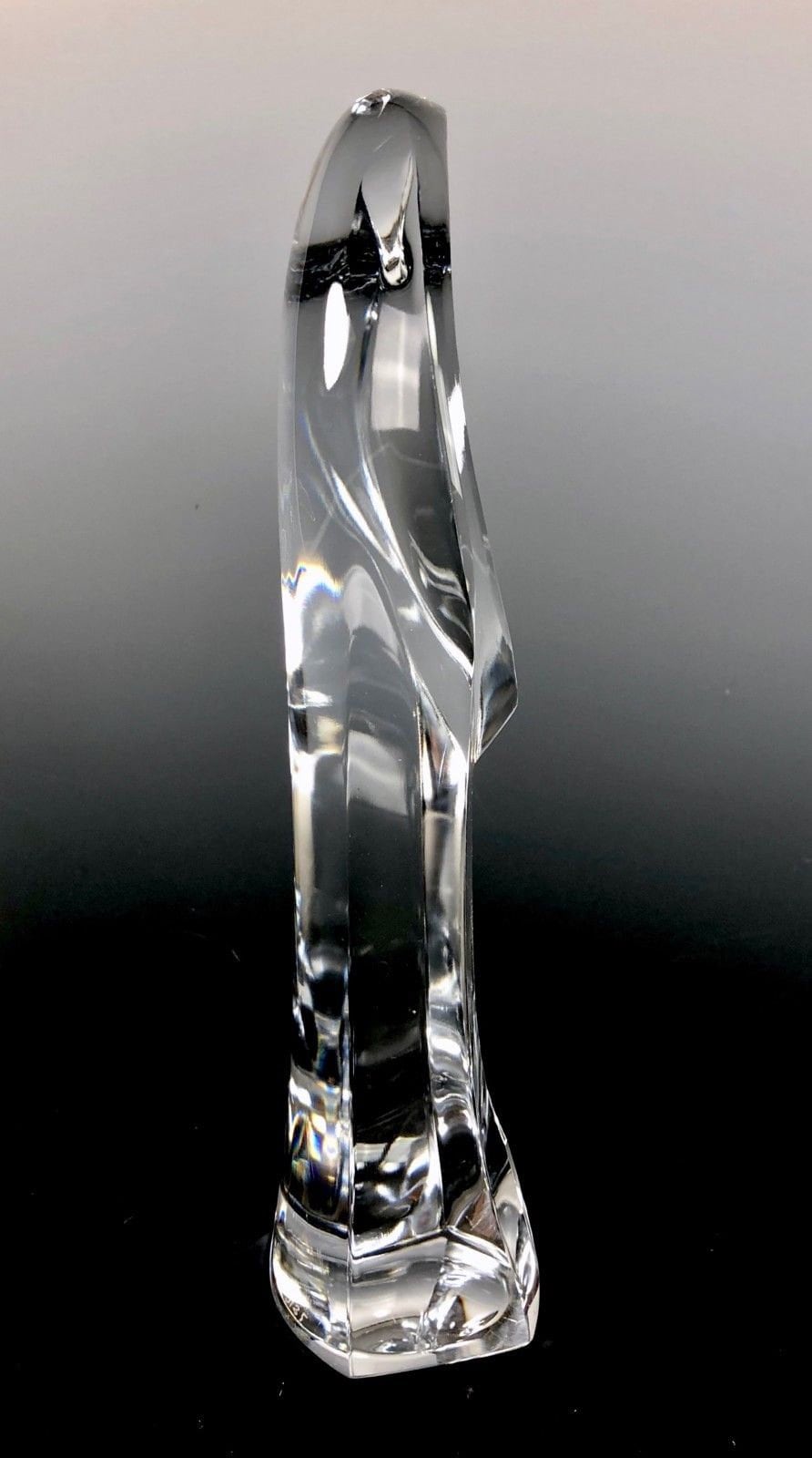 VSL Val St Lambert MADONNA and CHILD Crystal Sculpture Perfect!