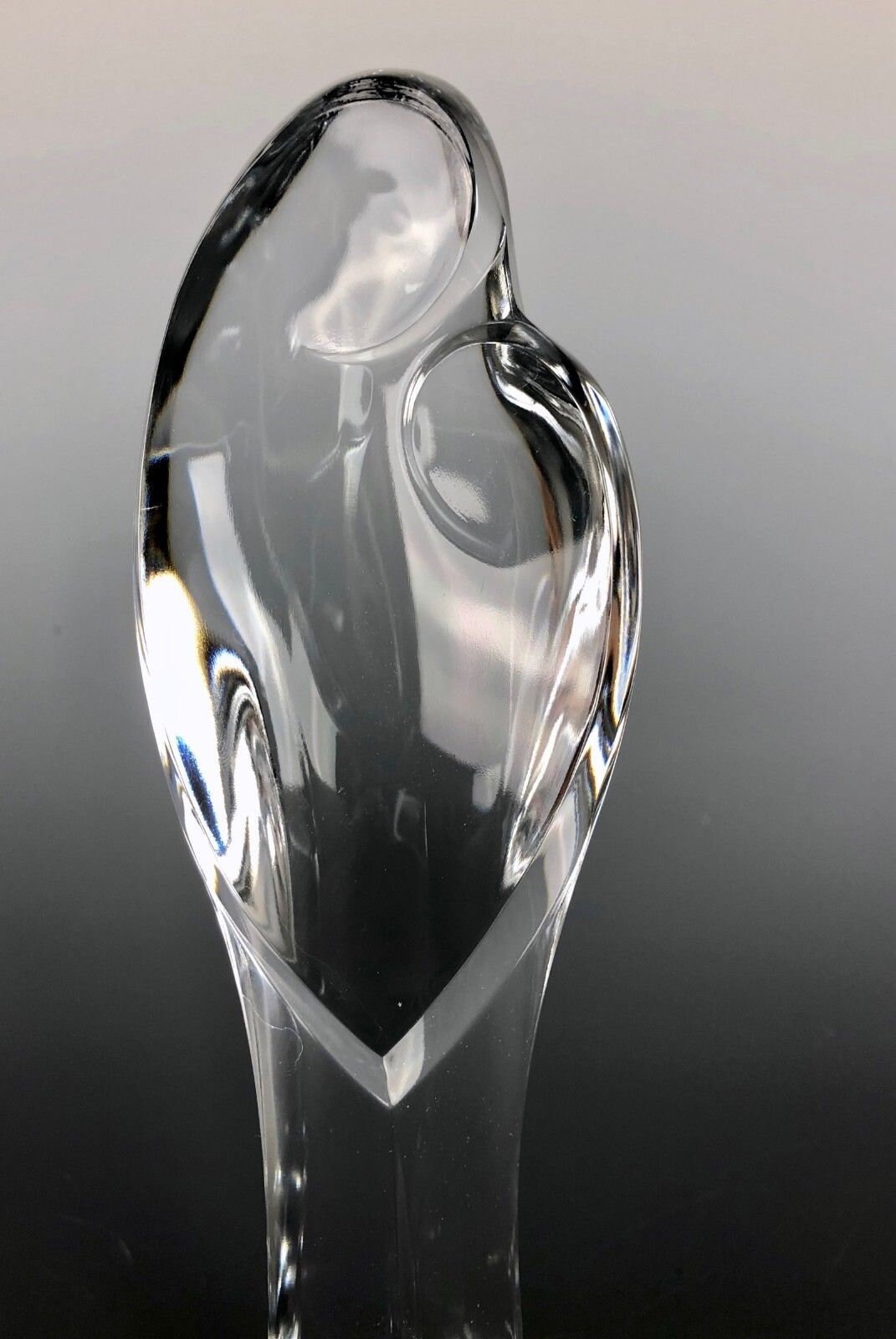 VSL Val St Lambert MADONNA and CHILD Crystal Sculpture Perfect!