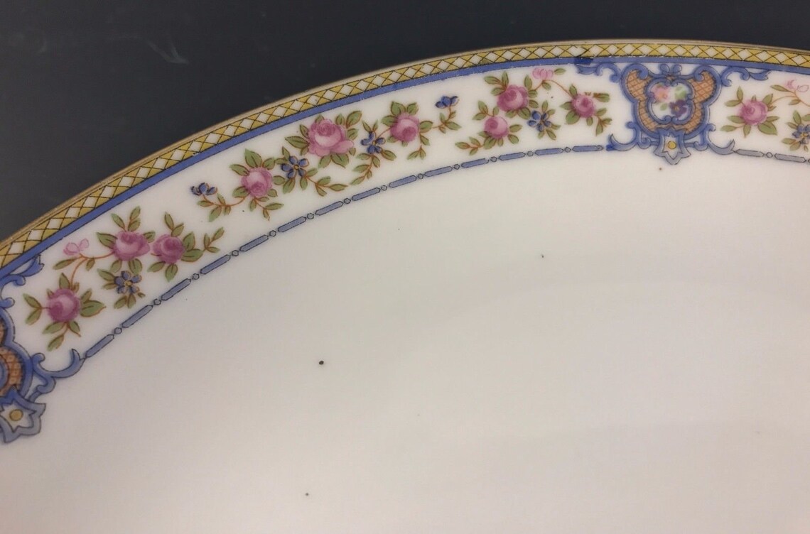 Antique NORITAKE NIPPON China the Malay Pattern Circa 1912 Handled Cake ...