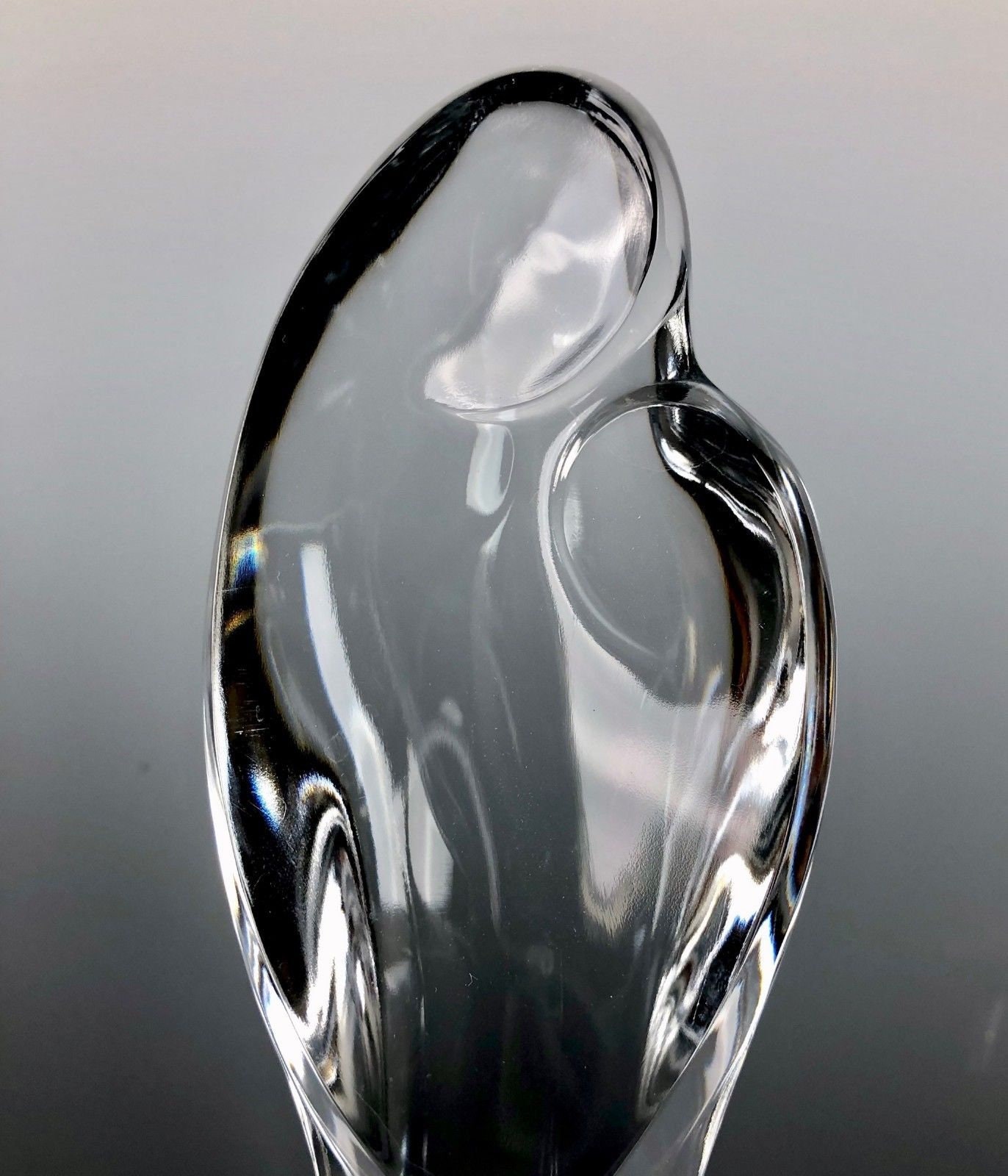 VSL Val St Lambert MADONNA and CHILD Crystal Sculpture Perfect!