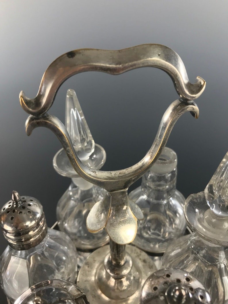 Earlier Antique Victorian Silverplate Dinner Castor Set F. CURTIS ...