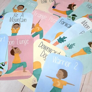Yoga Pose Cards for Kids A Mindfulness Calm Down Corner Activity - Etsy